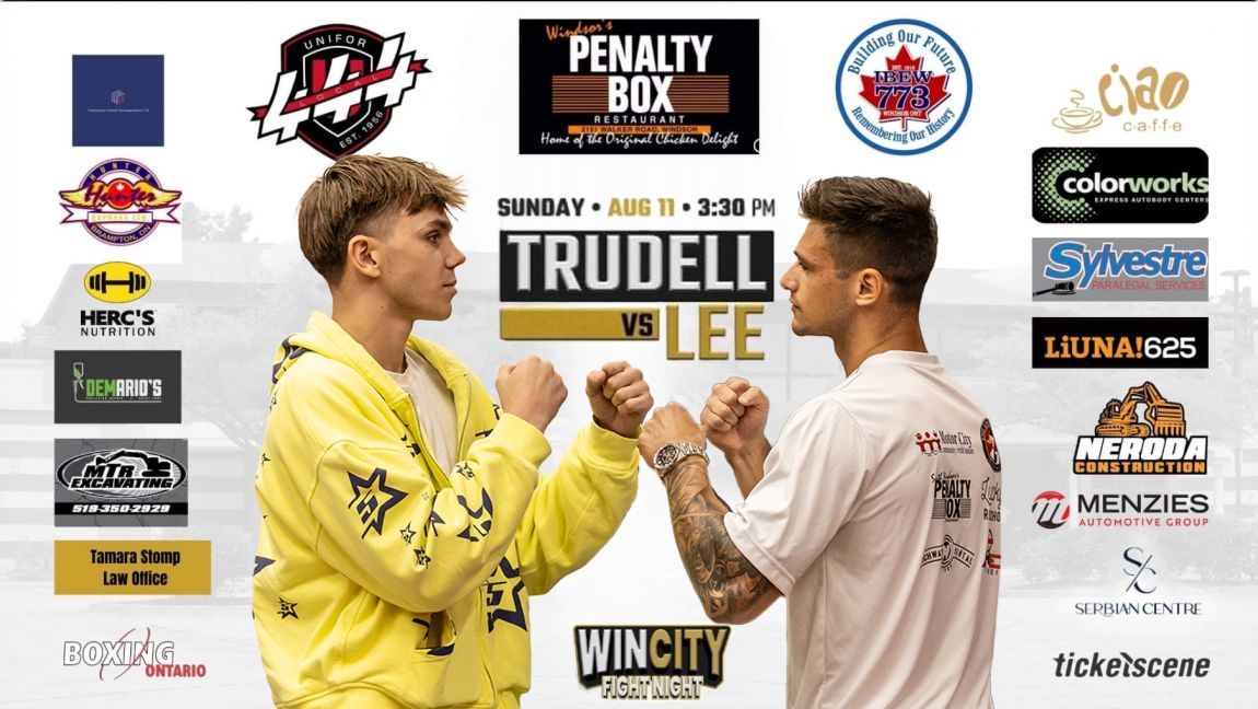MTCWINDSOR Presents WinCity Fight Night - Hunter Lee vs Jayden Trudell ...